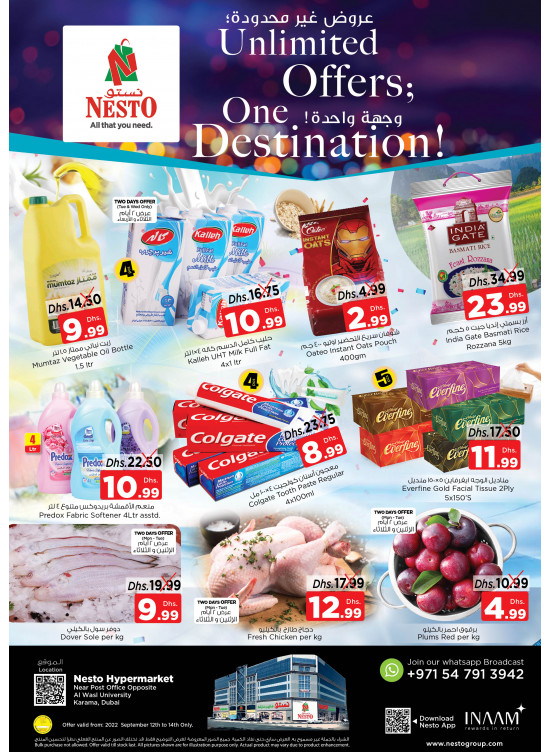 Midweek Deals - Near Karama Post Office, Dubai from Nesto until 14th ...