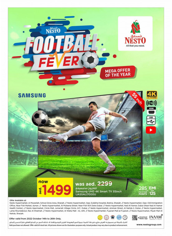 Mega Offers from Nesto until 26th October - Nesto UAE Offers & Promotions