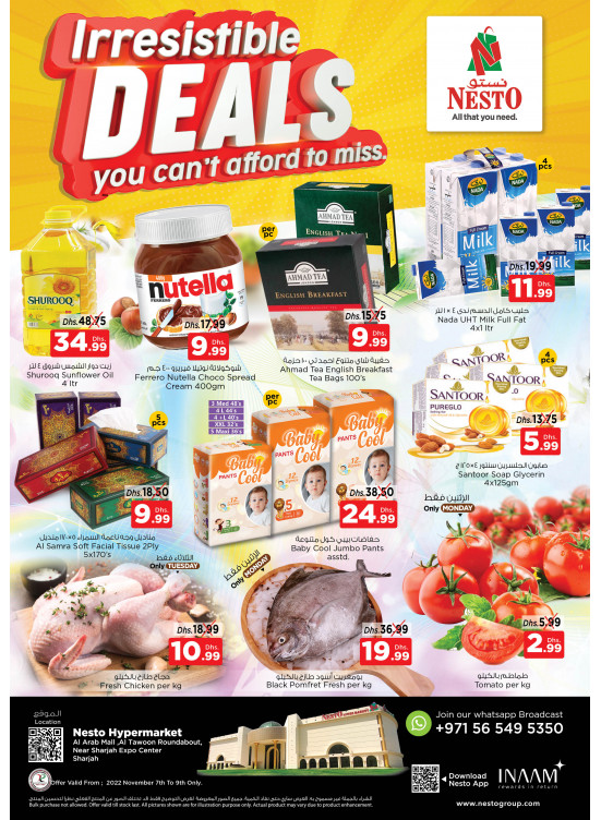 Midweek Deals - Arab Mall from Nesto until 10th November - Nesto UAE ...