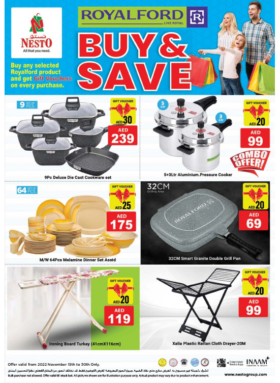 Buy & Save from Nesto until 30th November - Nesto UAE Offers & Promotions