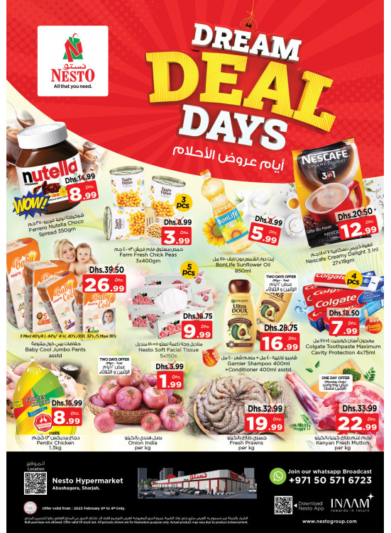 Midweek Deals - Abu Shagara from Nesto until 8th February - Nesto UAE ...