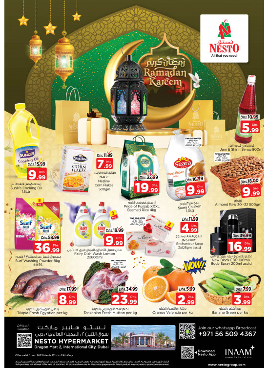 Midweek Deals - Dragon Mart 2, Dubai from Nesto until 29th March - Nesto UAE Offers & Promotions