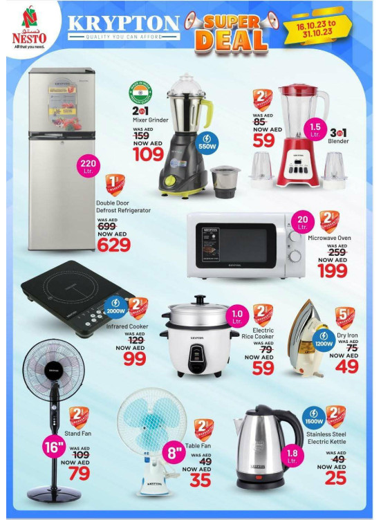 Amazing Deals from Nesto until 31st October - Nesto UAE Offers & Promotions