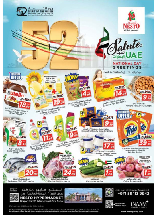 Weekend Grabs - Dragon Mart 2, Dubai from Nesto until 4th December - Nesto UAE Offers & Promotions