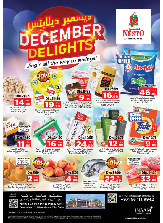 Weekend Grabs - Dragon Mart 2, Dubai from Nesto until 10th December - Nesto UAE Offers & Promotions