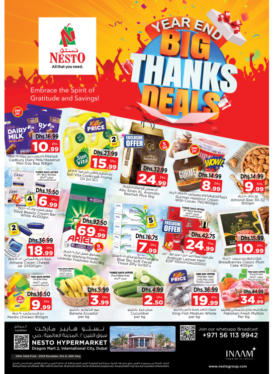 Weekend Grabs - Dragon Mart 2, Dubai from Nesto until 24th December - Nesto UAE Offers & Promotions