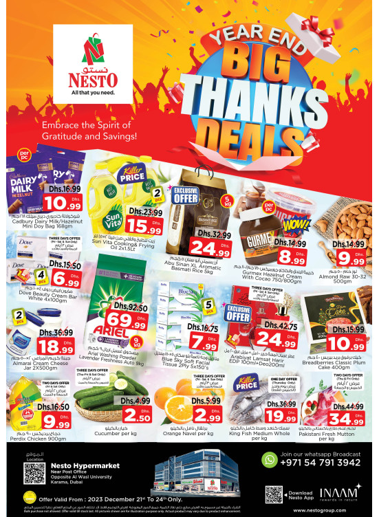 Weekend Grabs Near Karama Post Office Dubai From Nesto Until 24th Weekend Grabs Near Karama Post Office Dubai From Nesto Until 24th