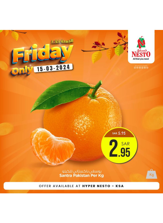 Friday Only Offer from Nesto until 15th March - Nesto KSA Offers ...