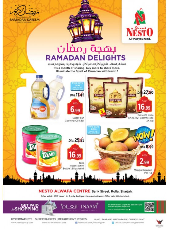Ramadan Delights - Rolla Sharjah from Nesto until 3rd June - Nesto UAE ...