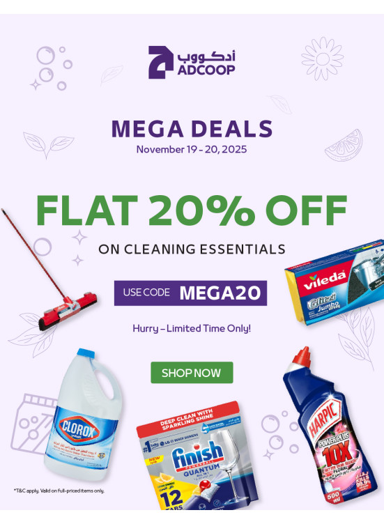 Mega Deals - Adcoops from AD Co-operative Society until 20th November ...