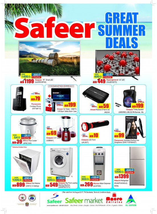 Great Summer Deals from Al Safeer Hypermarket until 13th August - Al ...