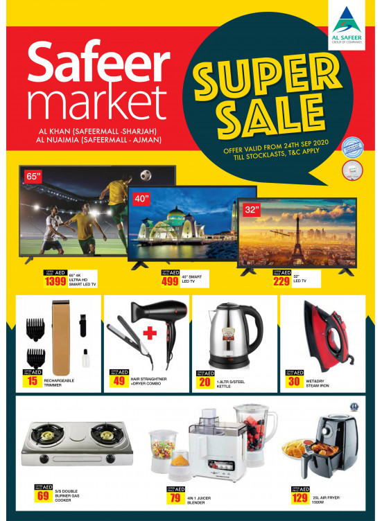 Super Sale from Al Safeer Hypermarket until 30th September - Al Safeer ...