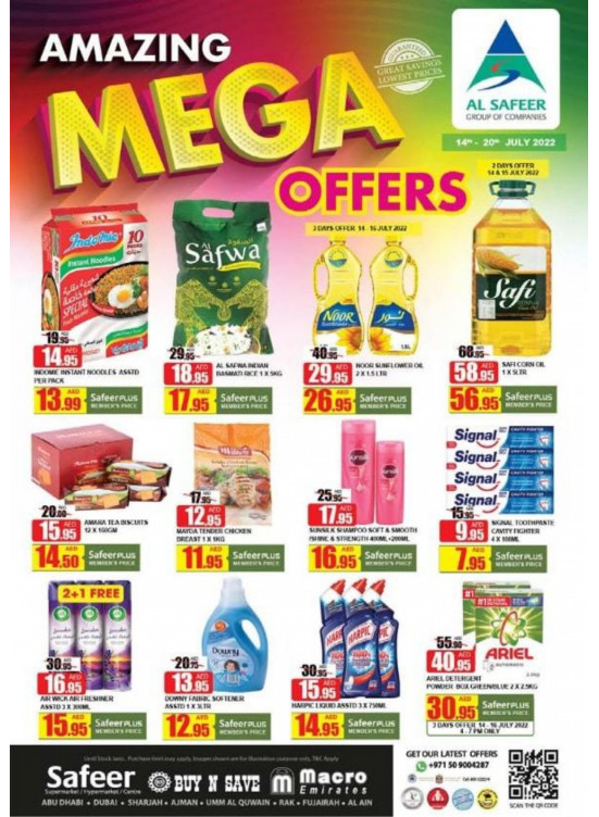 Mega Offers from Al Safeer Hypermarket until 20th July - Al Safeer ...