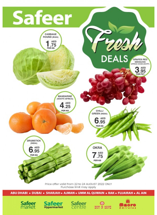 Fresh Deals from Al Safeer Hypermarket until 24th August - Al Safeer ...