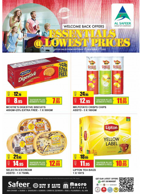 Lowest Prices from Al Safeer Hypermarket until 7th September - Al ...