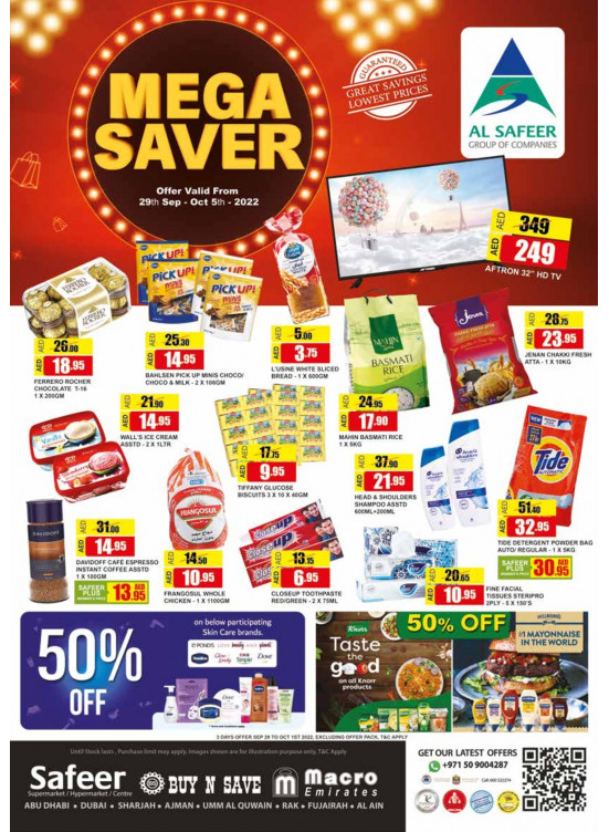Mega Saver from Al Safeer Hypermarket until 6th October - Al Safeer ...