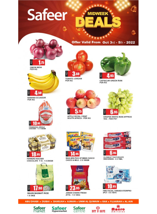 Midweek Deals from Al Safeer Hypermarket until 5th October - Al Safeer ...