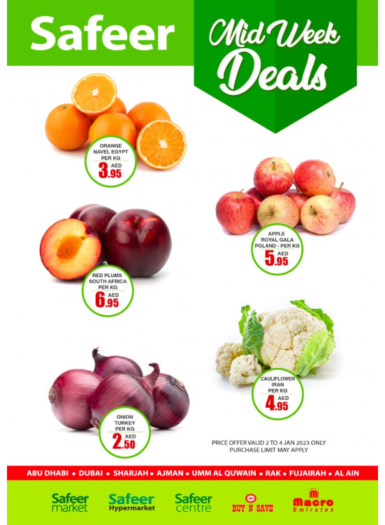 Midweek Deals from Al Safeer Hypermarket until 4th January - Al Safeer ...