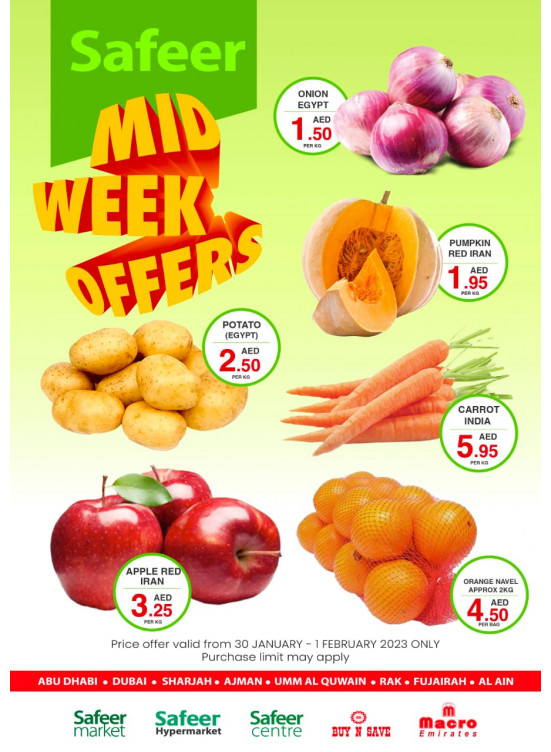 Midweek Offers from Al Safeer Hypermarket until 2nd February - Al ...