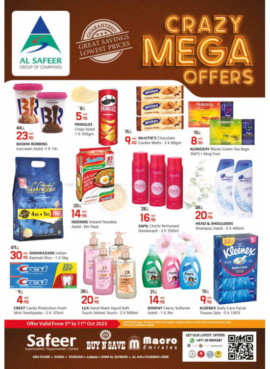 Mega Offers from Al Safeer Hypermarket until 11th October - Al Safeer ...