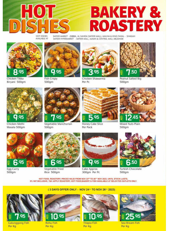 Hot Dishes from Al Safeer Hypermarket until 26th November - Al Safeer ...