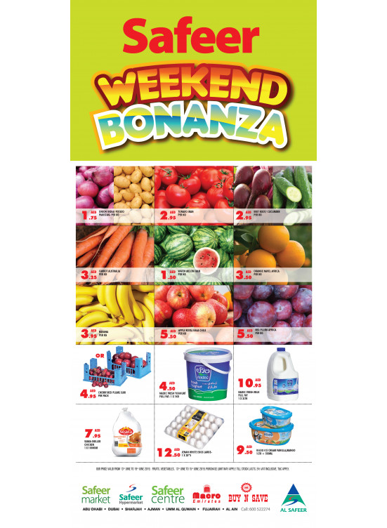 Weekend Bonanza from Al Safeer Hypermarket until 20th June - Al Safeer ...