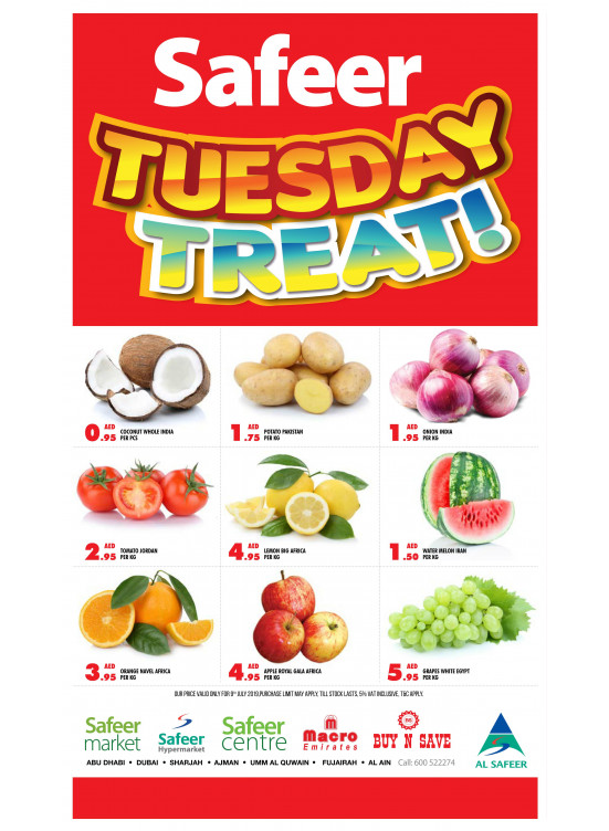 Tuesday Treat from Al Safeer Hypermarket until 9th July - Al Safeer ...