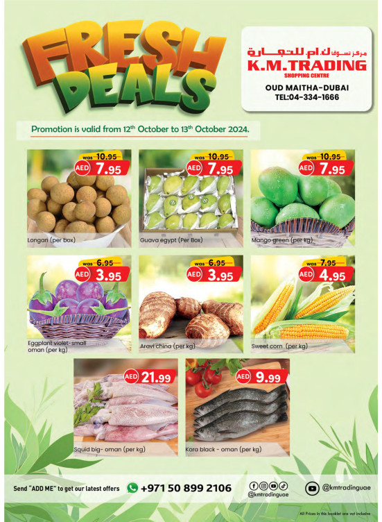 Fresh Deals - Dubai from K.M. TRADING until 13th October - K.M. TRADING ...