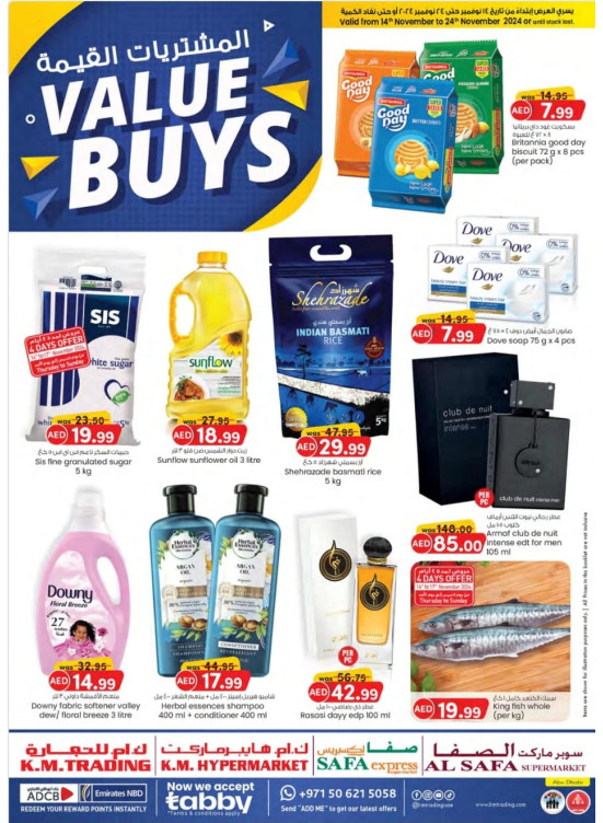 Value Buys - Abu Dhabi from K.M. TRADING until 24th November - K.M ...