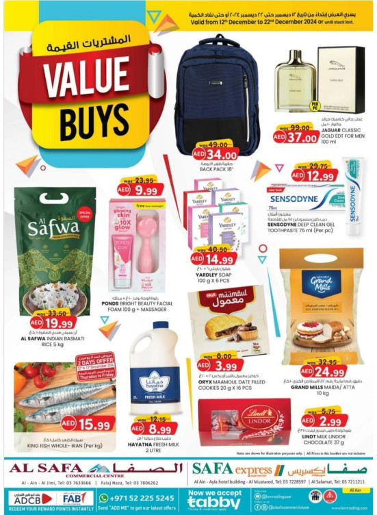 Value Buys - Al Safa & Safa Express, Al Ain from K.M. TRADING until ...