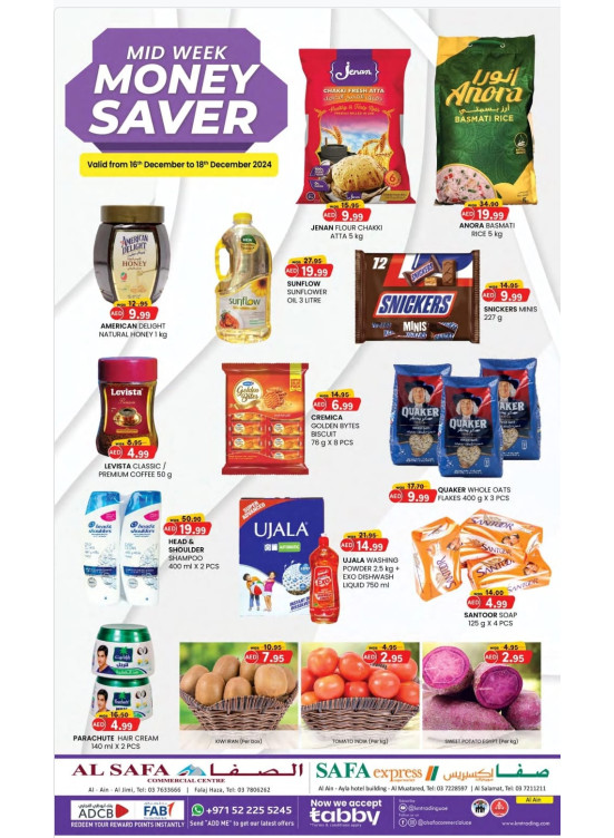 Midweek Money Saver - Al Safa & Safa Express, Al Ain from K.M. TRADING ...