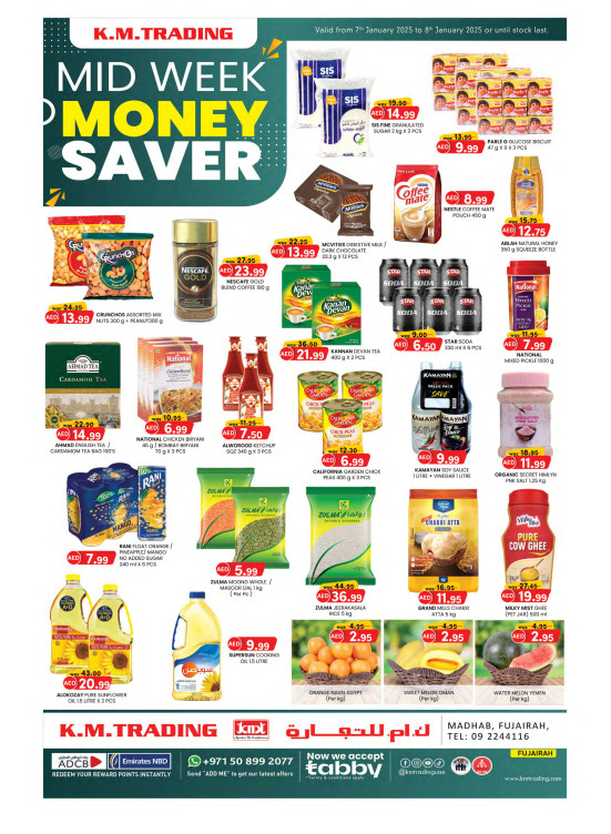 Midweek Money Saver - Fujairah from K.M. TRADING until 8th January - K ...