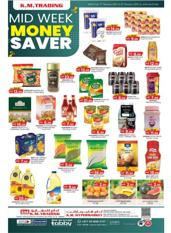 Midweek Money Saver - Mussafah Branches from K.M. TRADING until 8th ...