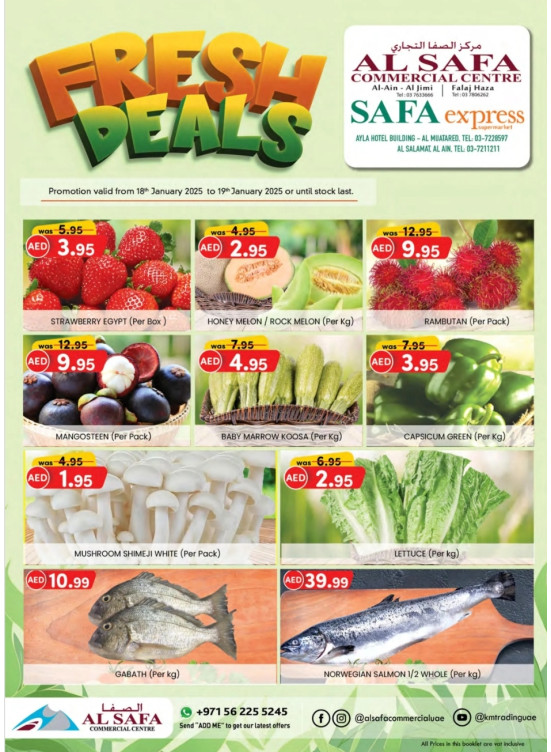 Fresh Deals - Al Safa & Safa Express, Al Ain from K.M. TRADING until ...
