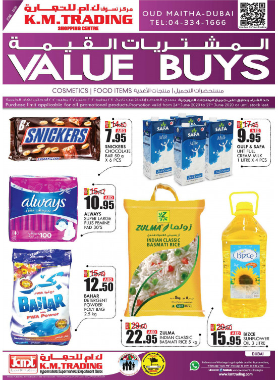 Value Buys - Dubai from K.M. TRADING until 27th June - K.M. TRADING UAE ...