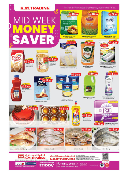 Midweek Money Saver - Mussafah Branches from K.M. TRADING until 26th ...