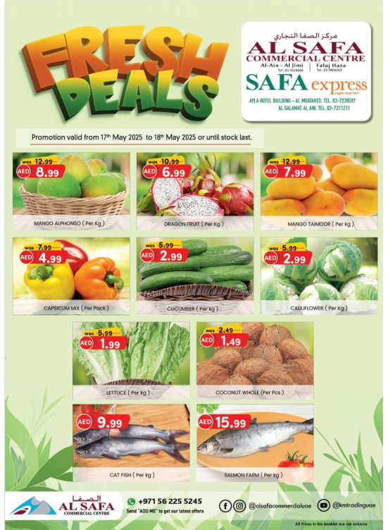 Fresh Deals - Al Safa & Safa Express, Al Ain from K.M. TRADING until ...