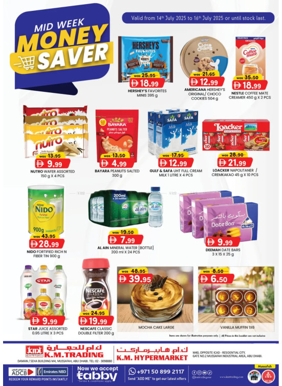 Midweek Money Saver - Mussafah Branches from K.M. TRADING until 16th ...