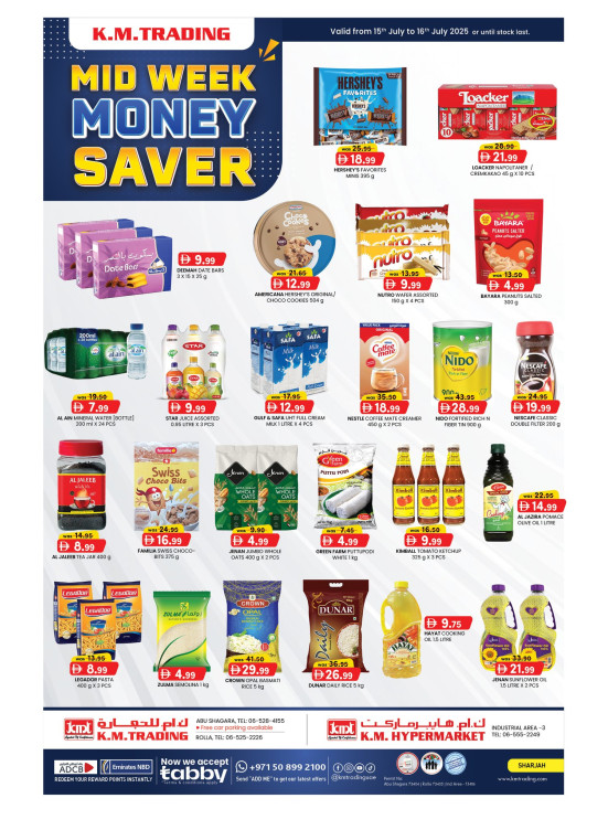 Midweek Money Saver - Sharjah from K.M. TRADING until 16th July - K.M ...