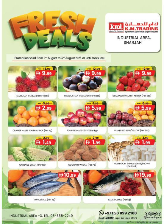 Fresh Deals - Sharjah from K.M. TRADING until 3rd August - K.M. TRADING ...