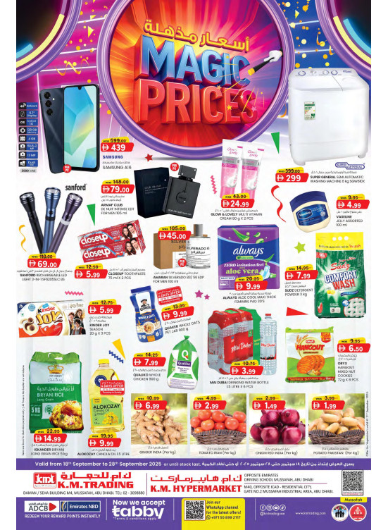 Magic Prices - Mussafah Branches from K.M. TRADING until 28th September ...