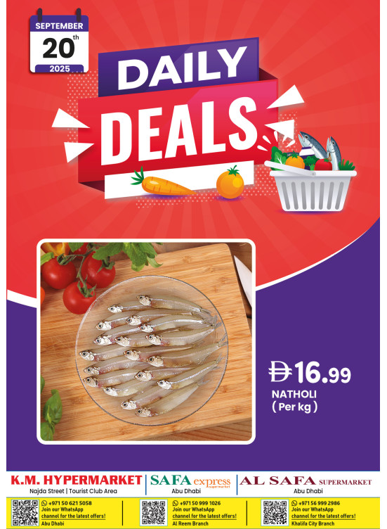 Daily Deals - Abu Dhabi from K.M. TRADING until 20th September - K.M ...