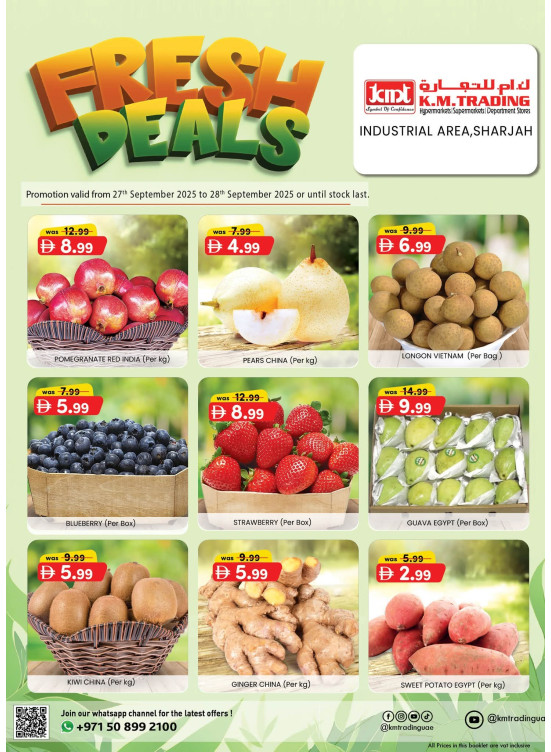 Fresh Deals - Sharjah from K.M. TRADING until 28th September - K.M ...