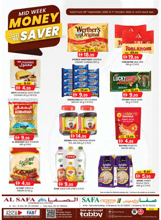 Midweek Money Saver - Al Safa & Safa Express, Al Ain from K.M. TRADING ...