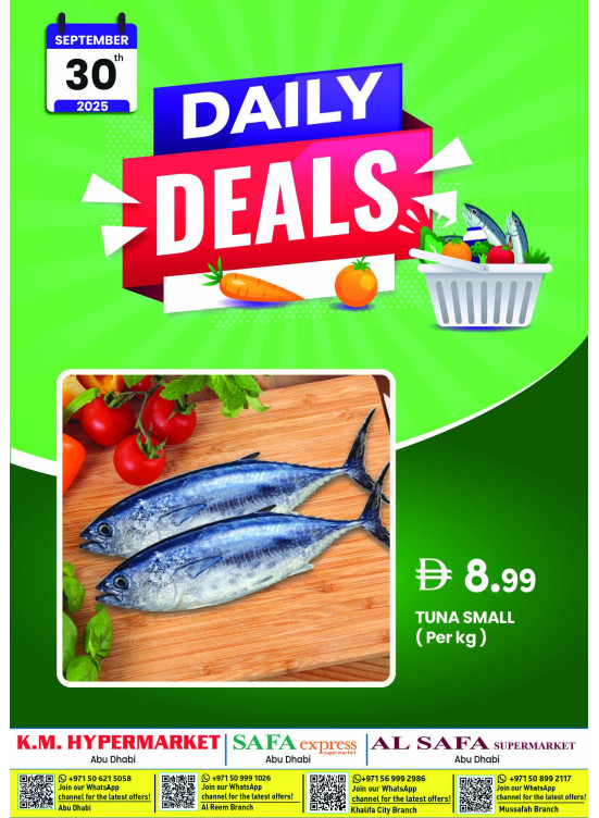 Daily Deals - Abu Dhabi from K.M. TRADING until 30th September - K.M ...
