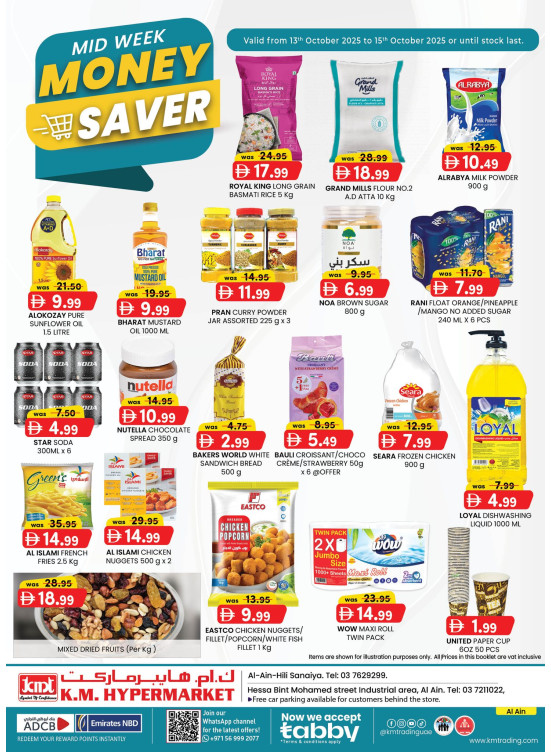 Midweek Money Saver - Al Ain from K.M. TRADING until 15th October - K.M ...
