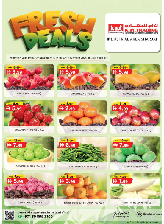 Fresh Deals - Sharjah from K.M. TRADING until 30th November - K.M ...