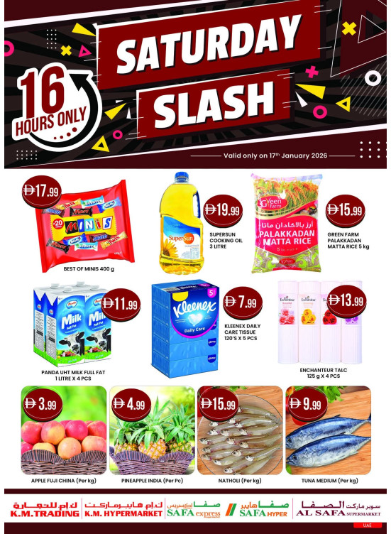 Saturday Deals - Abu Dhabi from K.M. TRADING until 17th January - K.M ...
