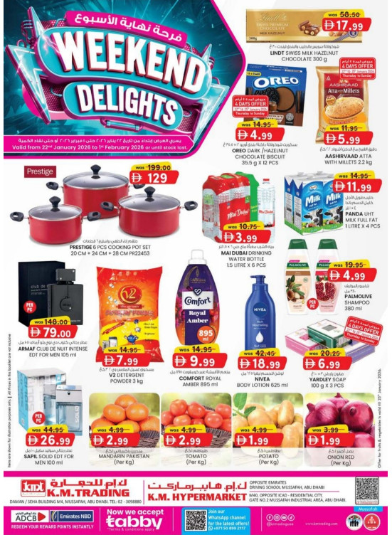 Weekend Delights - Mussafah Branches from K.M. TRADING until 1st ...