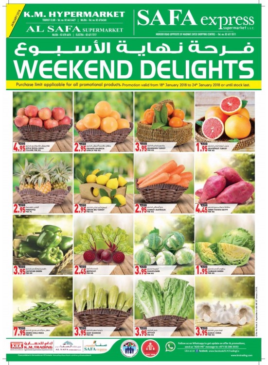 Weekend Delights - Abu Dhabi Branches from K.M. TRADING until 21st ...